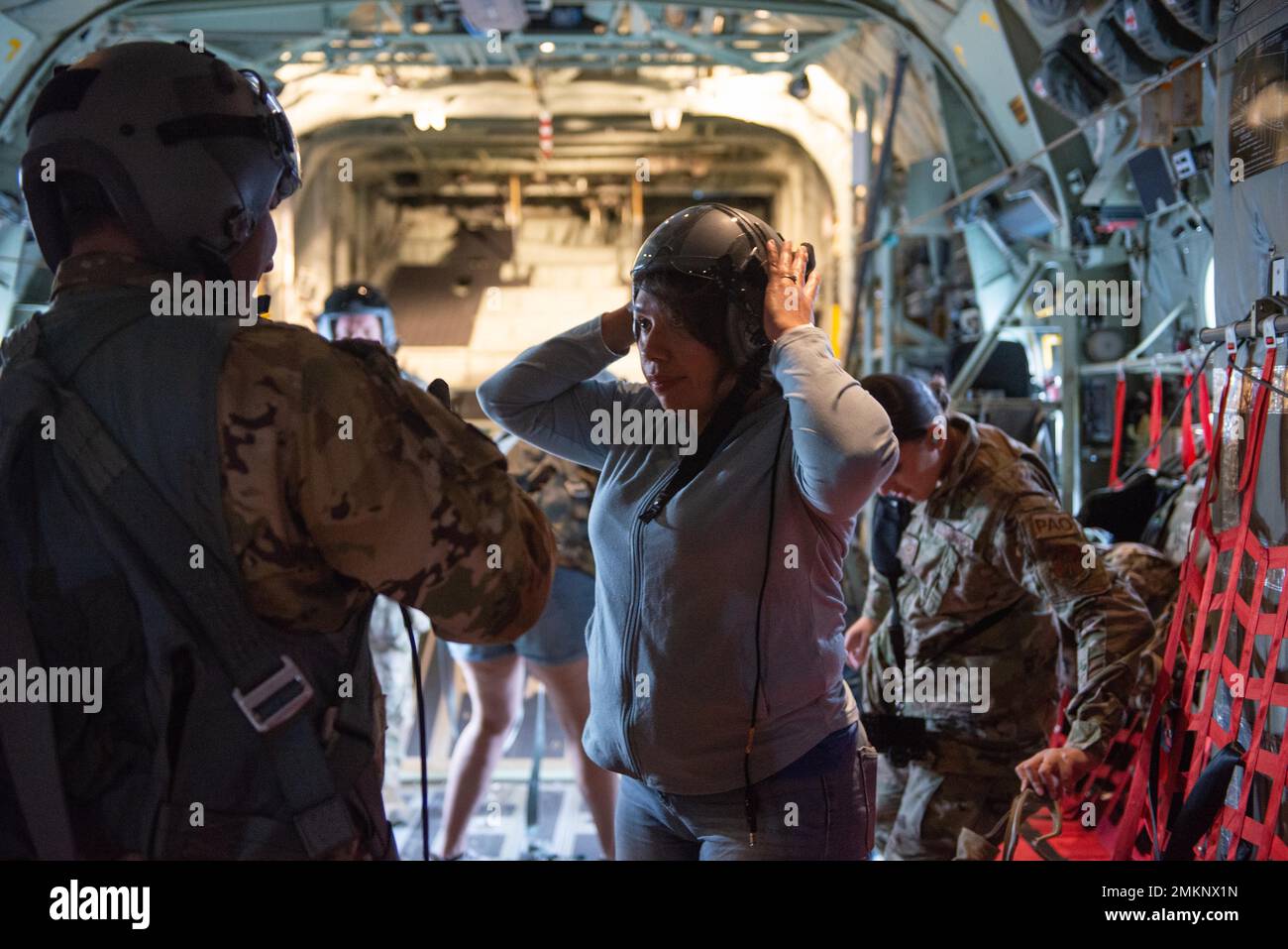 Spouses of 129th Rescue Wing members participate in a Spouse Flight ...