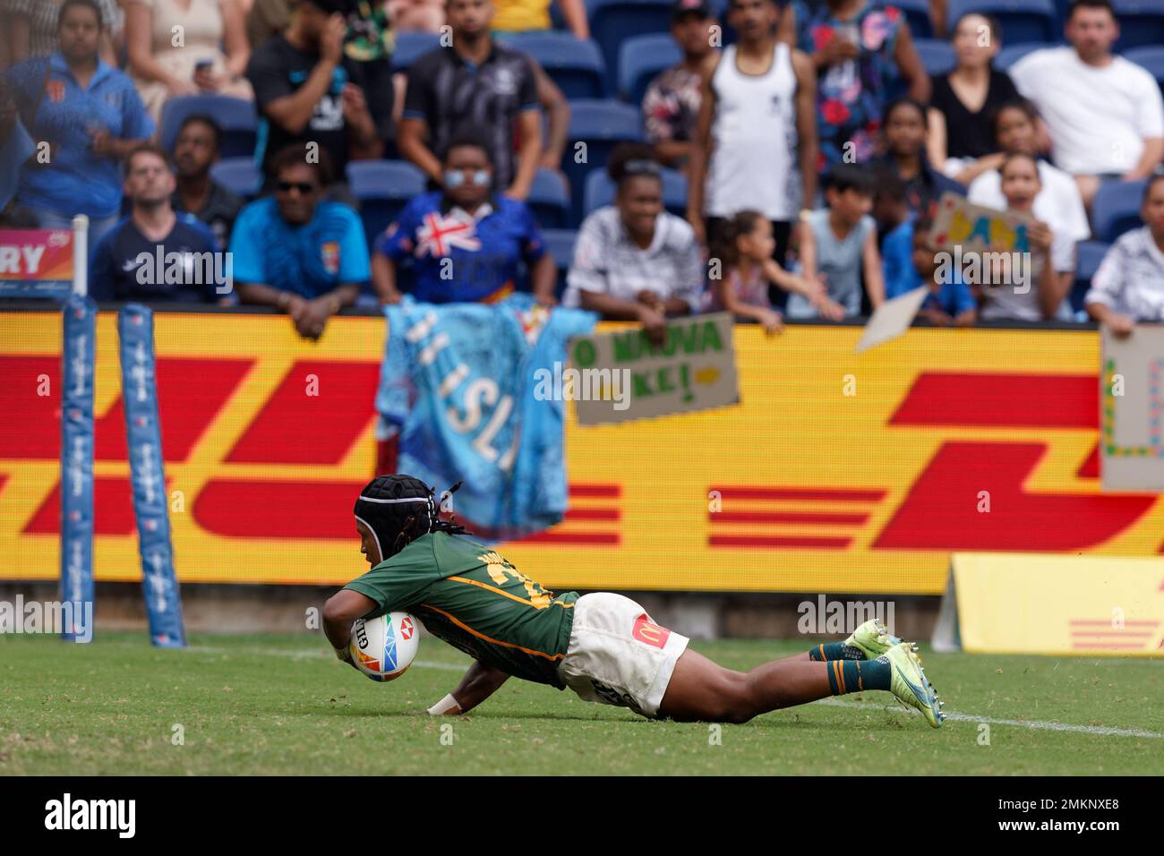 Sydney, Australia. 29th Jan, 2023. Jaiden Baron of South Africa scores ...