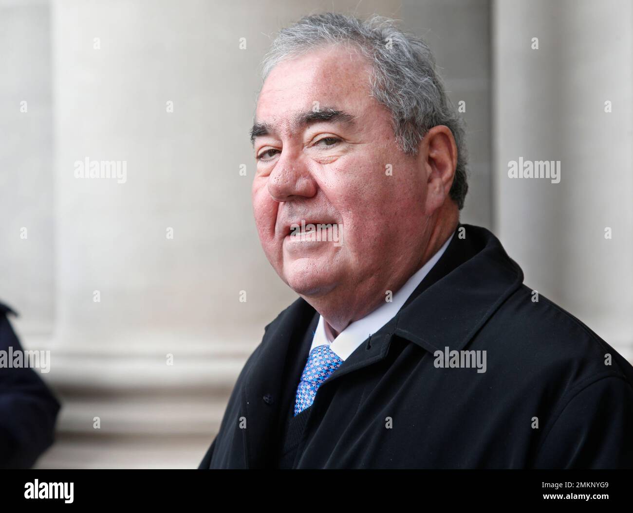 Geoffrey M. Standing Bear, Chief of the Osage Nation, arrives for the ...