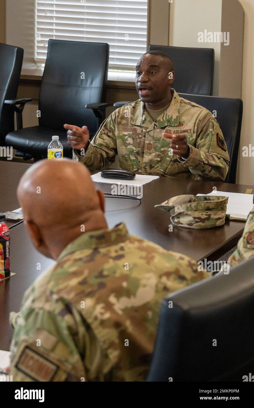 Chief Master Sgt. Maurice Williams, command chief master sergeant of ...