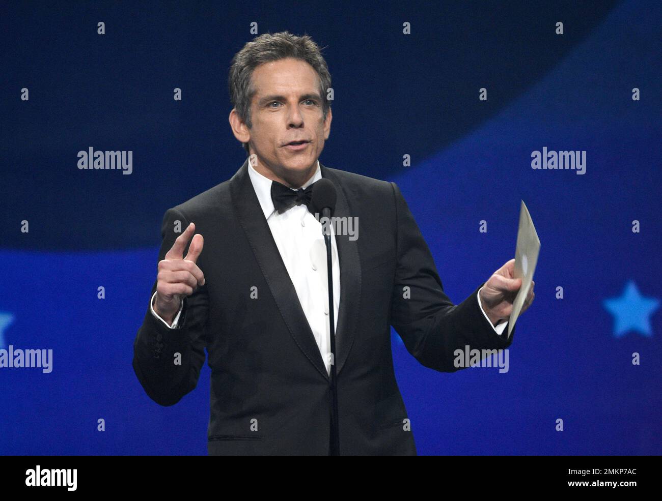 Ben Stiller presents an award at the 24th annual Critics' Choice Awards ...