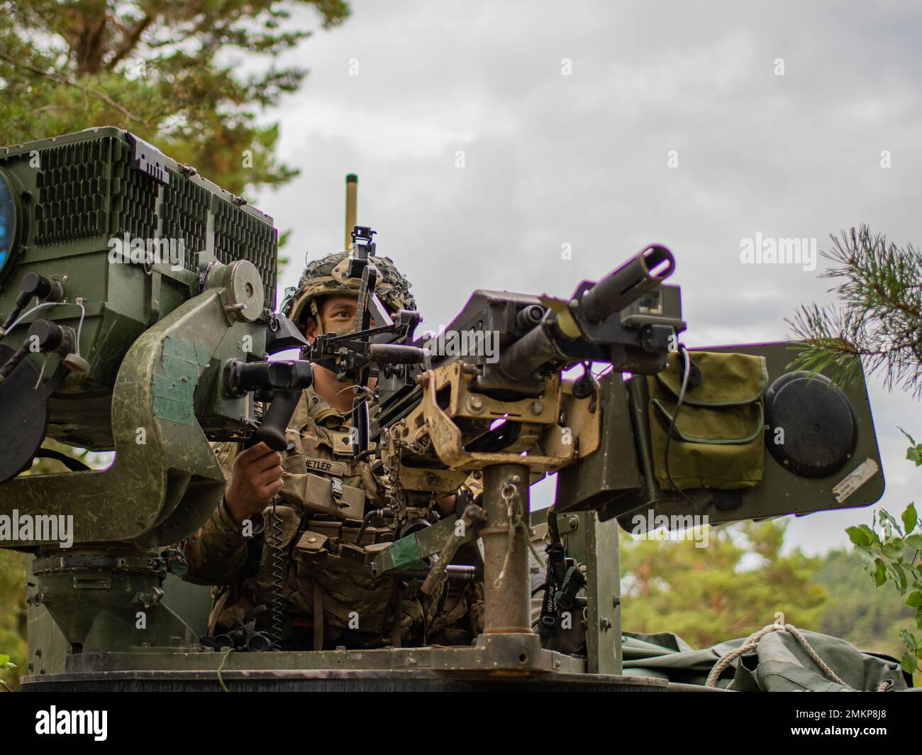 A U.S. Army paratrooper assigned to the 1st Squadron, 91st Cavalry ...