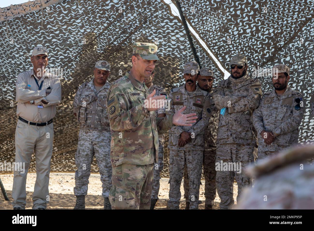 U.S. Army Lt. Col. Cory Swanson, Battalion Commander of the 1st ...