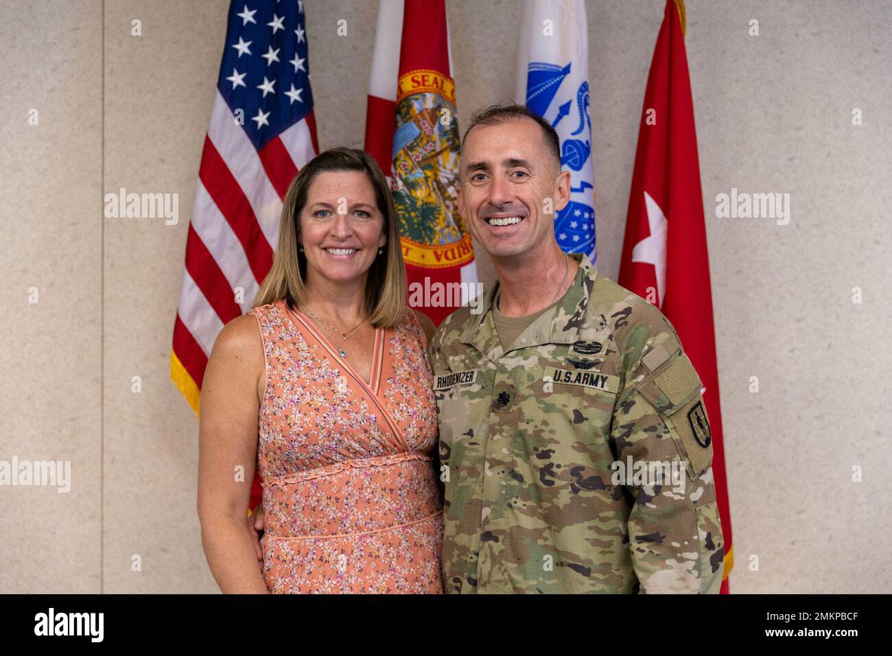 LTC. Brett S. Rhodenizer, incoming Commander of the 211th Regiment ...