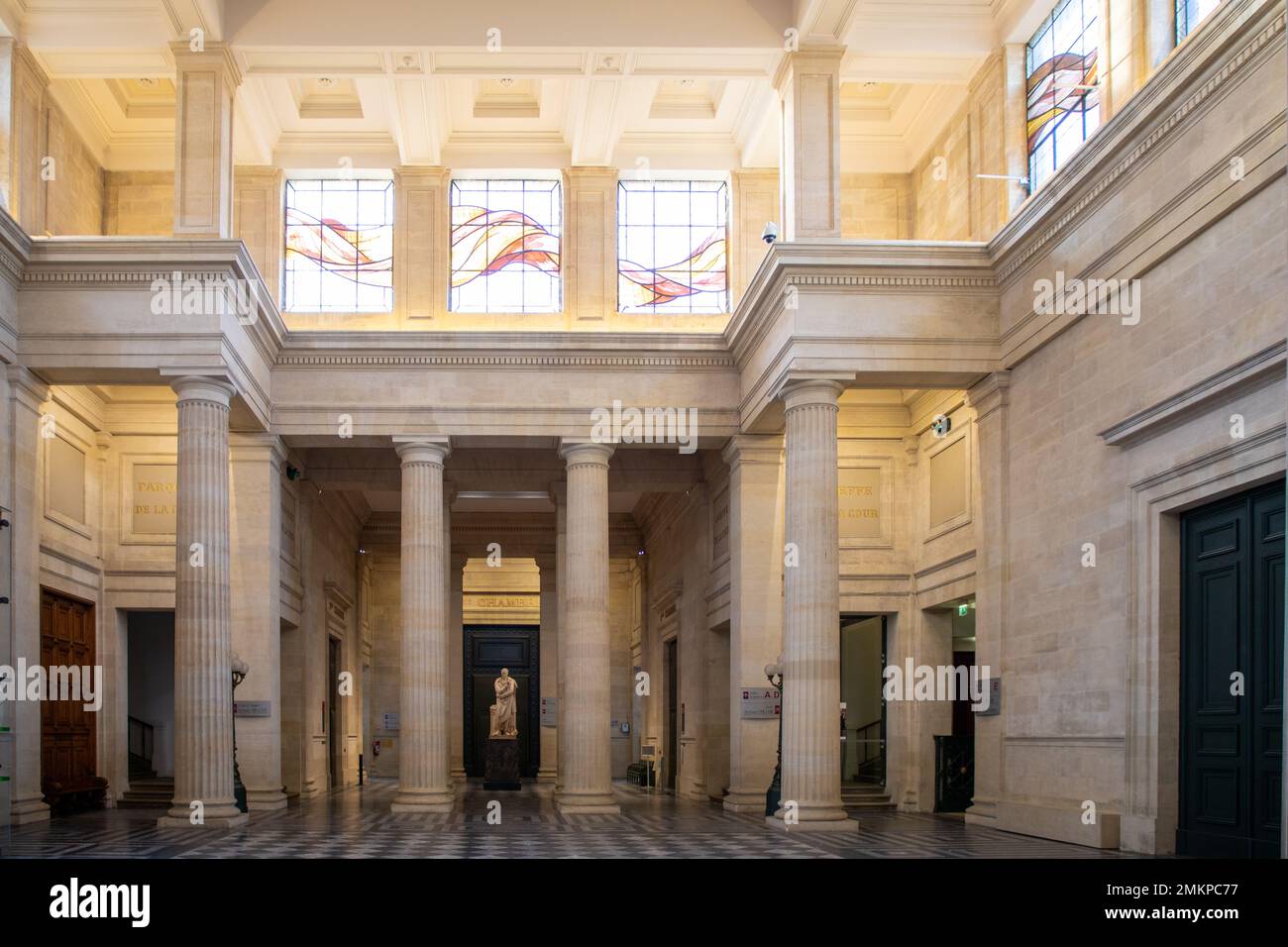 Bordeaux , Aquitaine France - 01 18 2023 : courthouse in bordeaux hall ...