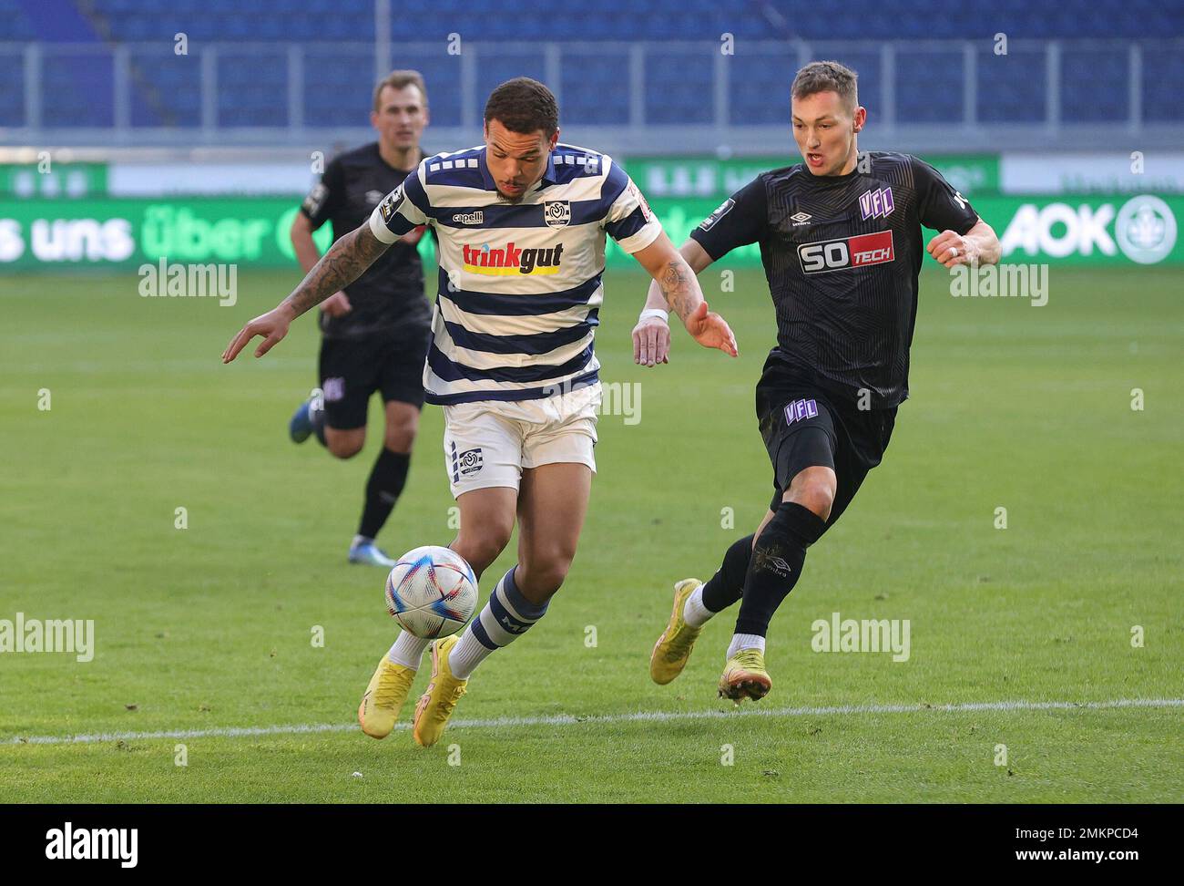 Duisburg, Deutschland. 28th Jan, 2023. firo : 01/28/2023, football ...