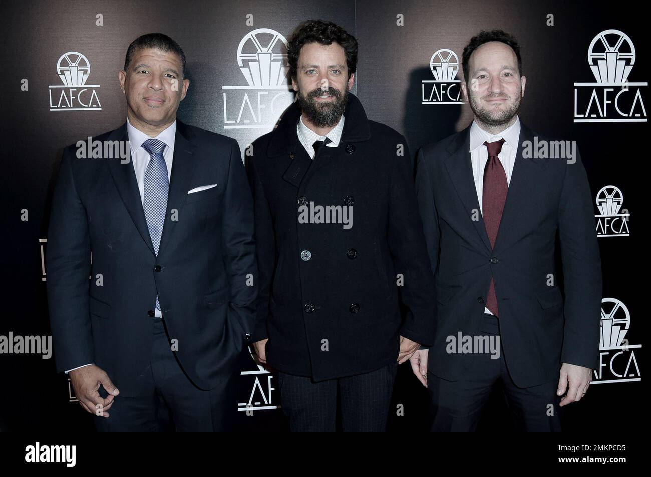 Peter Ramsey, from left, Bob Persichetti and Rodney Rothman attend the ...