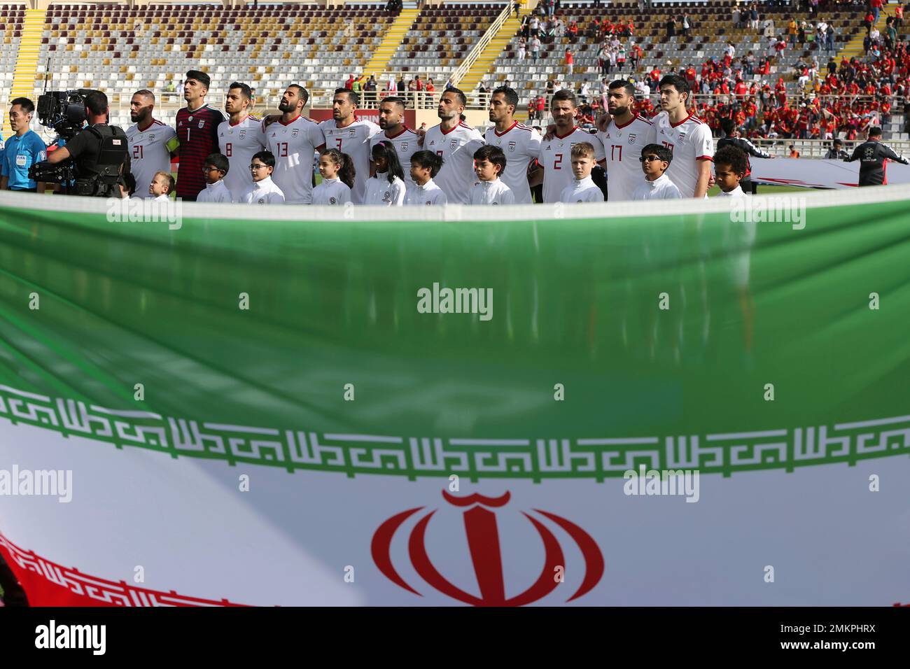 Iranian national soccer team pose for a group picture prior to the AFC ...