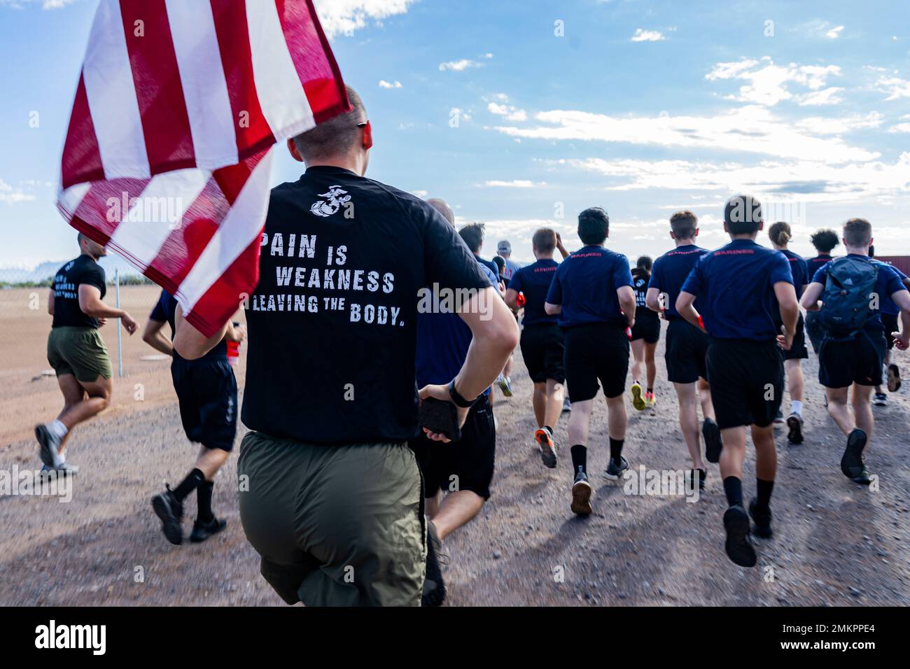 Marines and Poolees from across the state of Arizona participate in a 9 ...