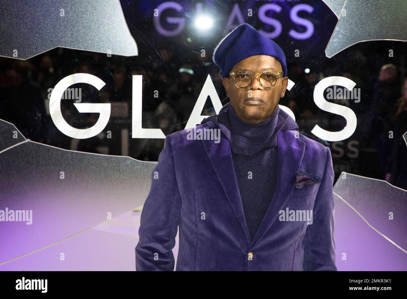 Actor Samuel L. Jackson poses for photographers upon arrival at the ...