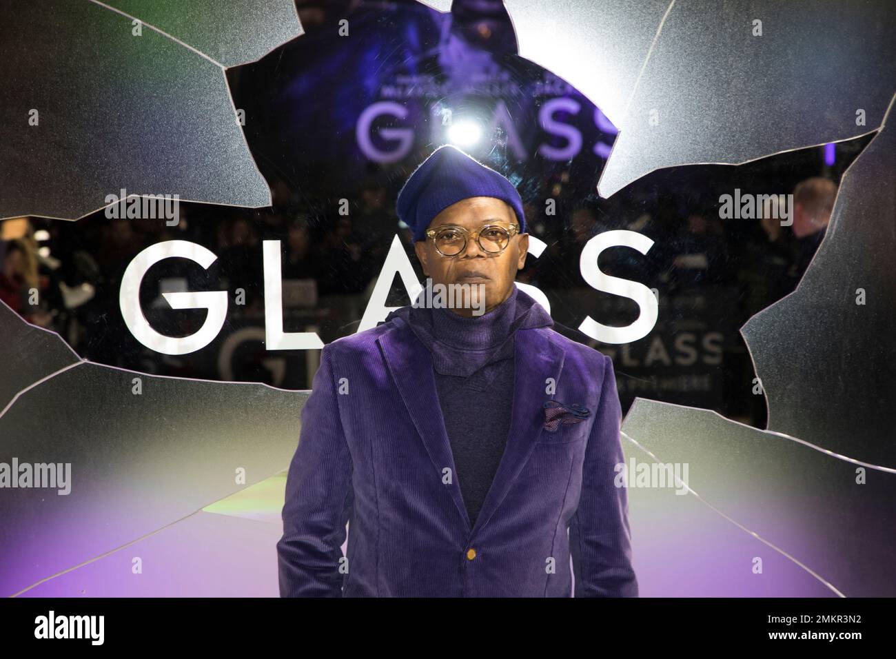 Actor Samuel L. Jackson poses for photographers upon arrival at the ...