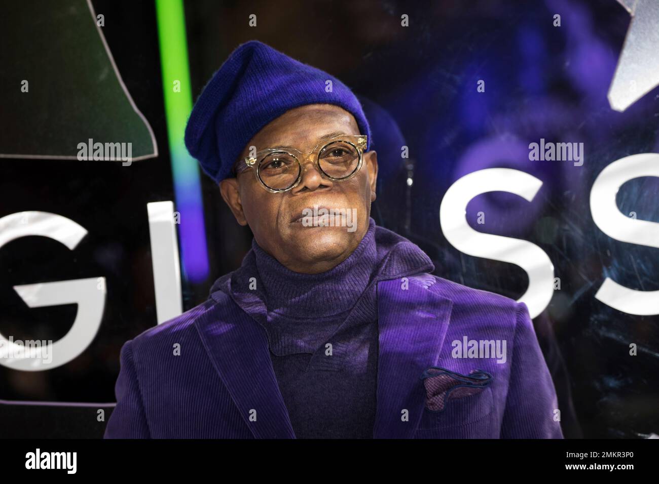 Actor Samuel L. Jackson poses for photographers upon arrival at the ...