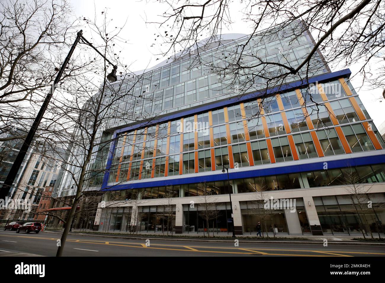 This Jan. 9, 2019 photo shows the exterior of Facebook's new 130,000 ...