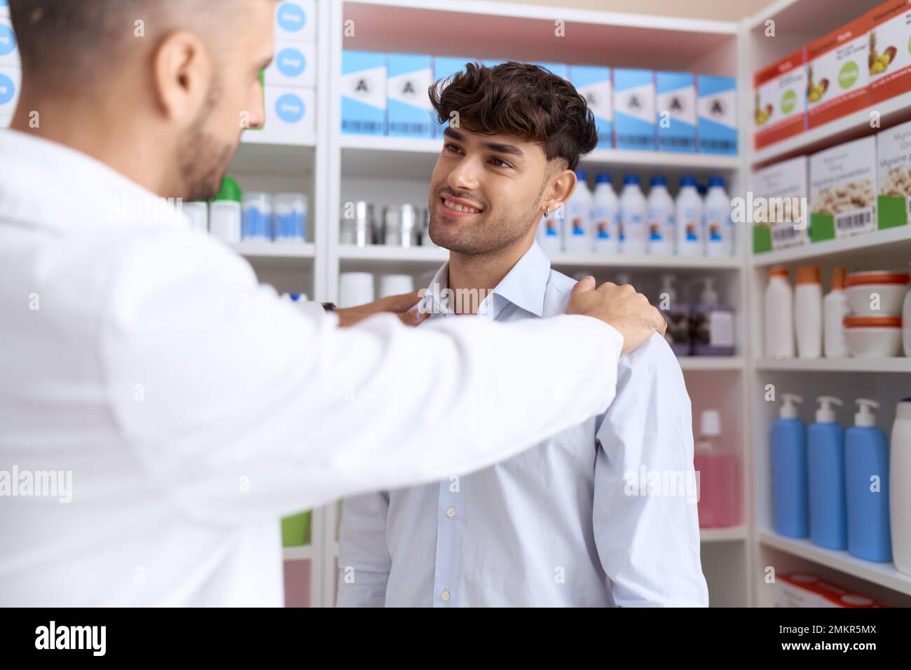 Handsome hispanic male pharmacist hi-res stock photography and images ...
