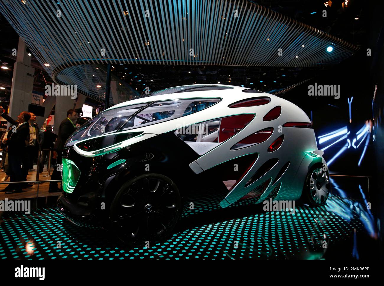 The Mercedes-Benz Vision Urbanetic is on display at the Mercedes-Benz ...