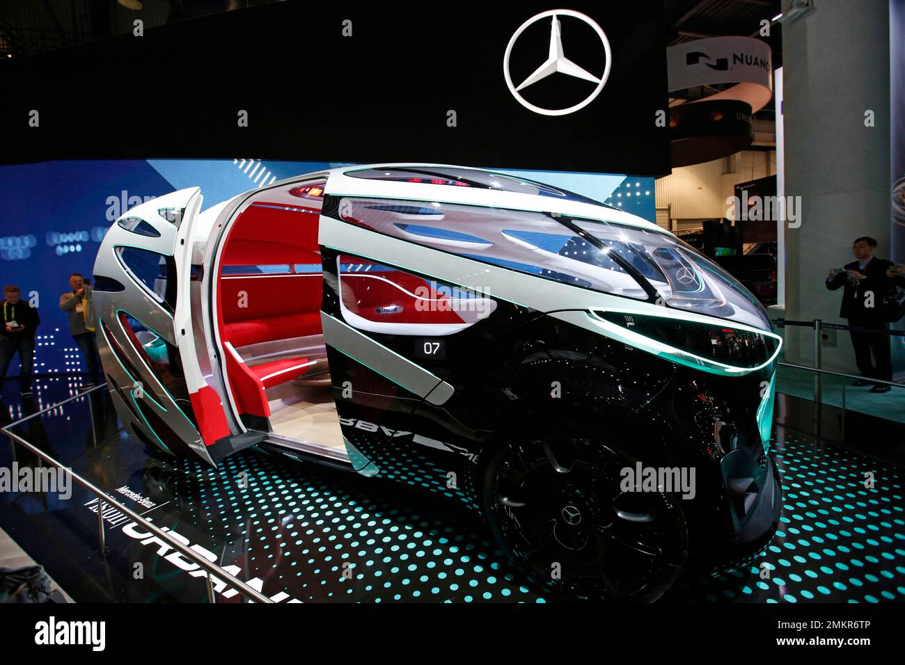 The Mercedes-Benz Vision Urbanetic is on display at the Mercedes-Benz ...