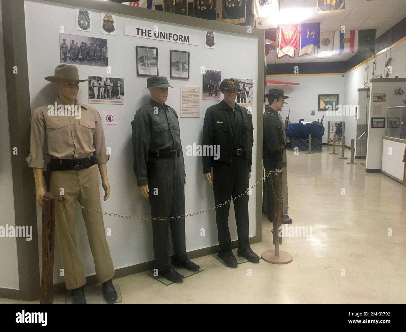 In this Nov. 29, 2018 photo, U.S. Border Patrol uniforms throughout the ...