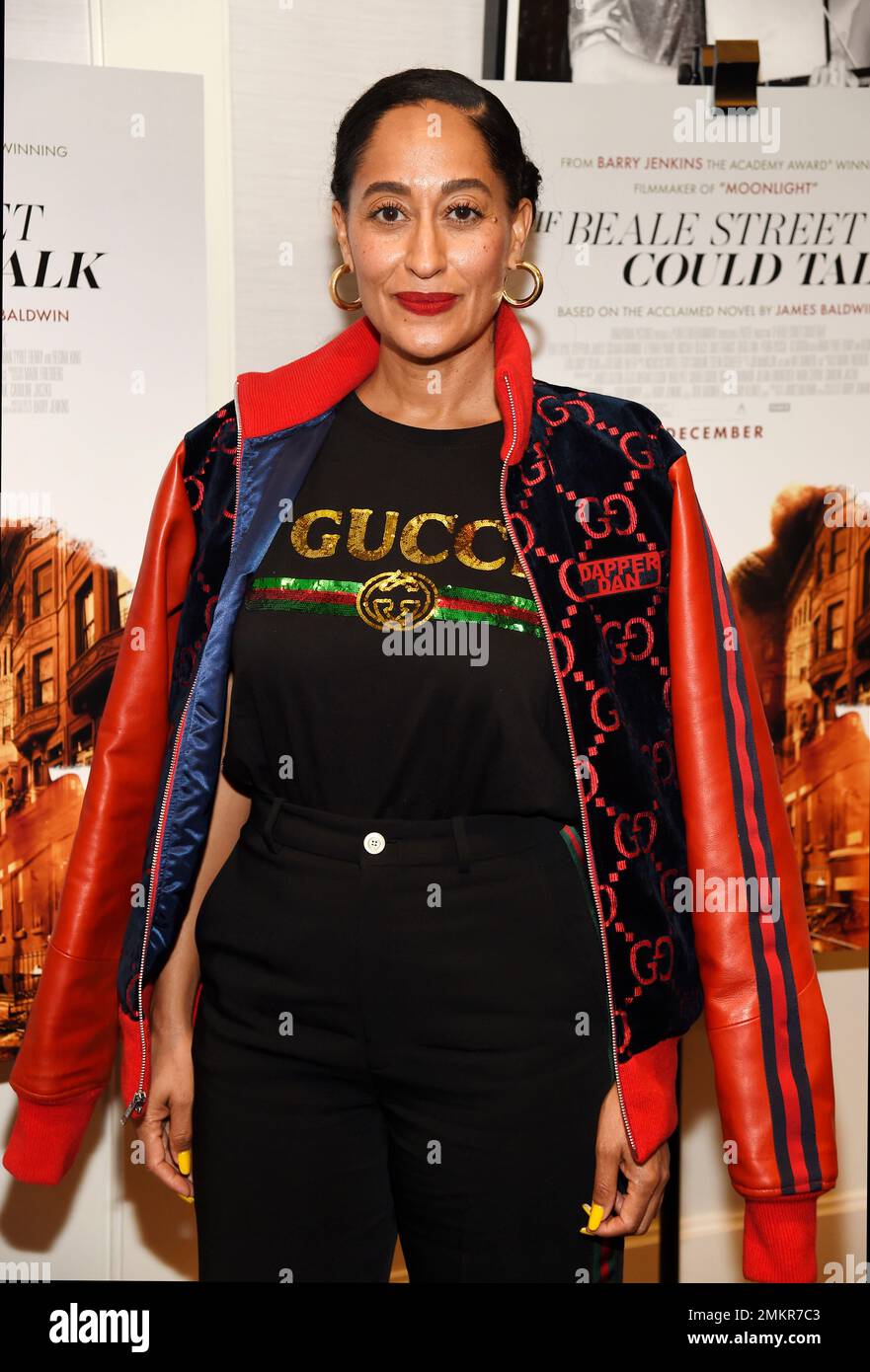 Event host Tracee Ellis Ross poses before a special screening of the ...