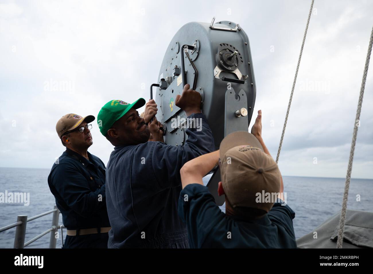 220911-N-LK647-0040 ATLANTIC OCEAN (Sep. 11, 2022) Capt. Simon McKeon ...