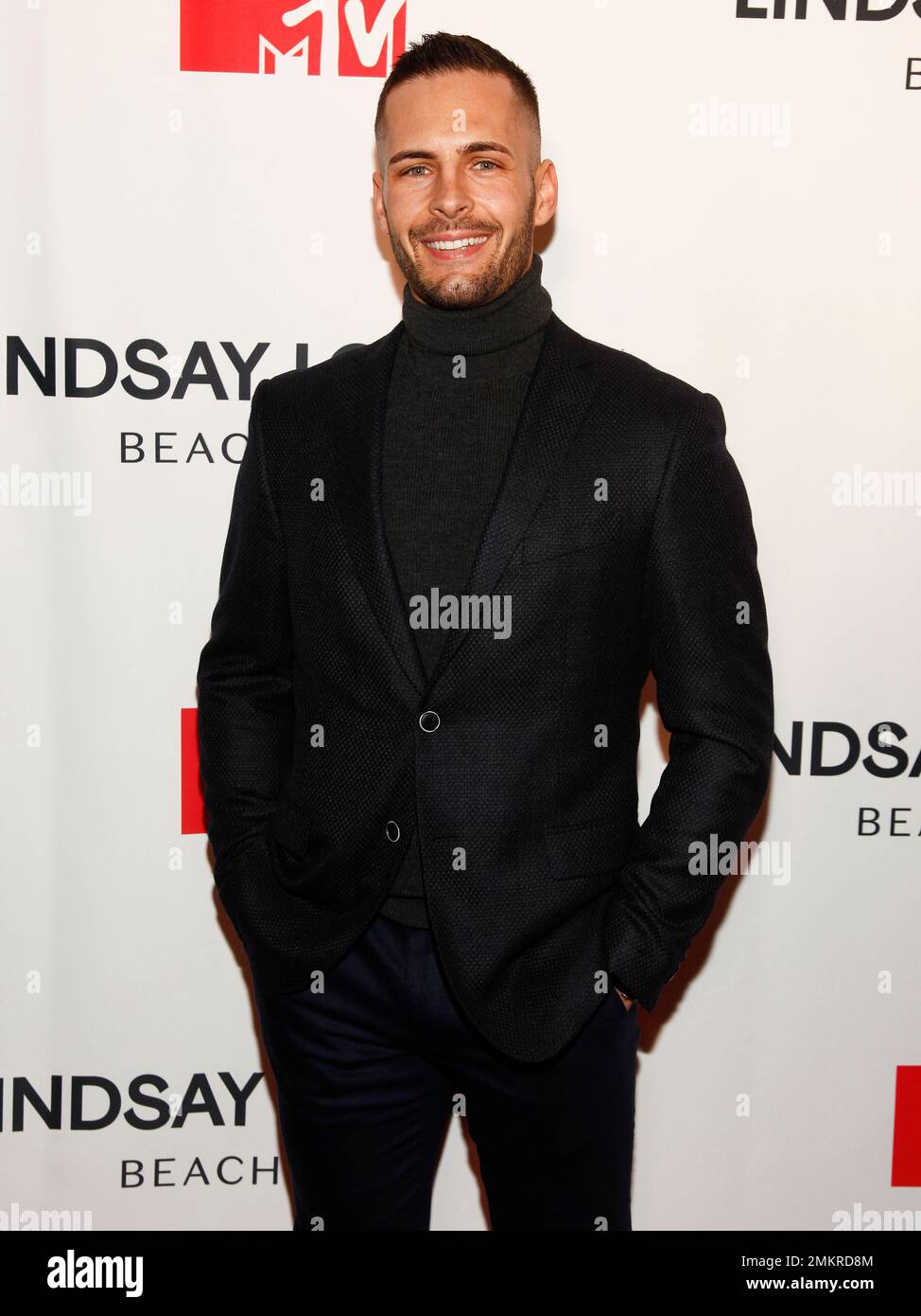 Alex Moffitt attends MTV's "Lindsay Lohan's Beach Club" series premiere ...