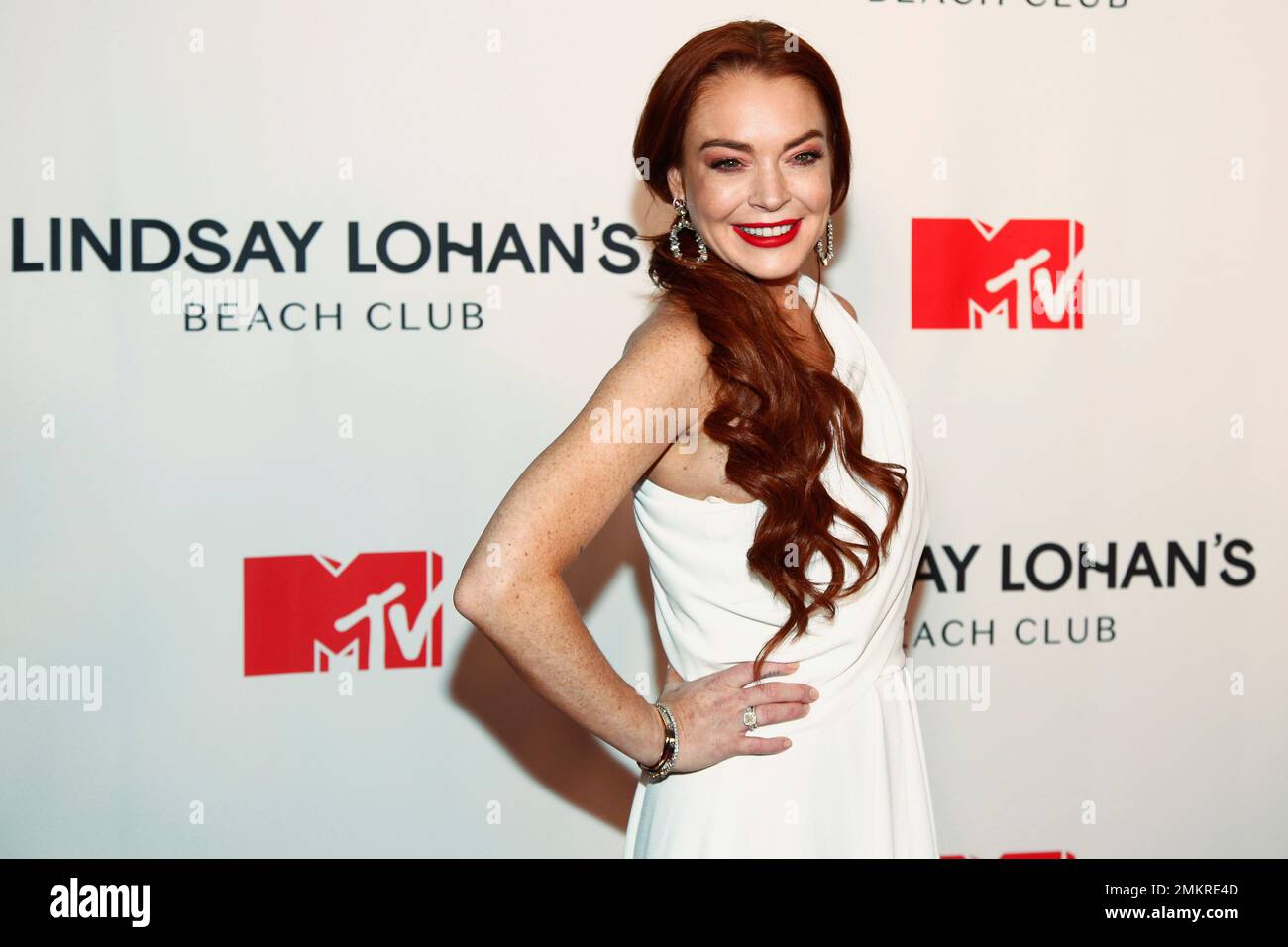 Lindsay Lohan attends MTV's "Lindsay Lohan's Beach Club" series ...