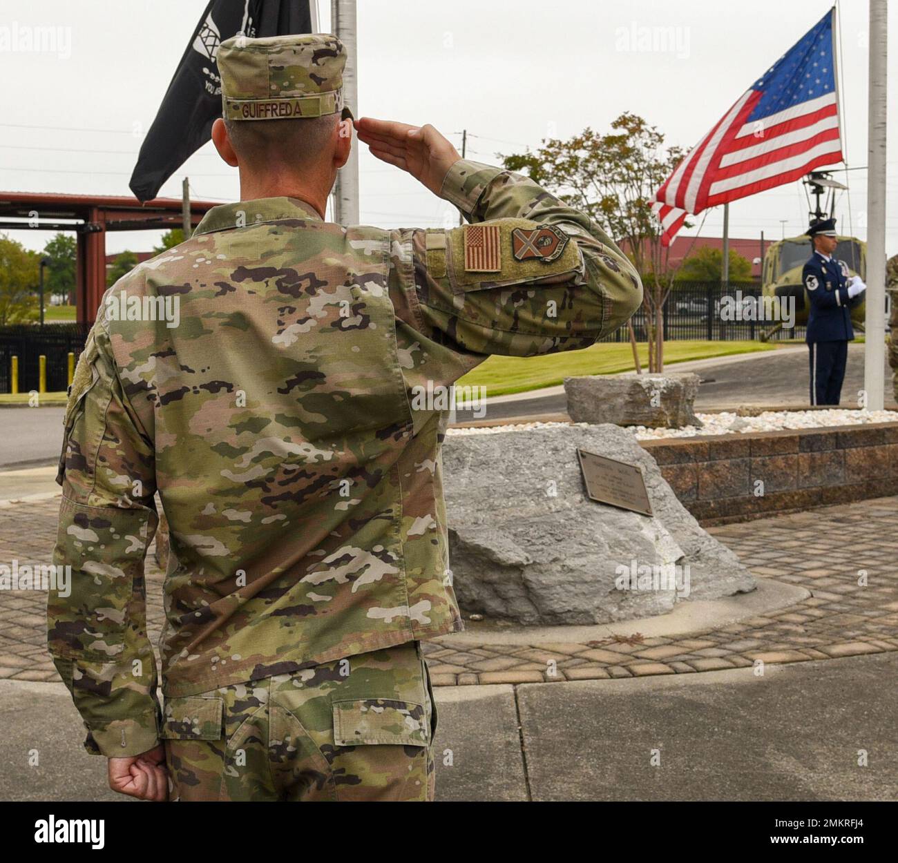 117th Air Refueling Wing Members participate in a 9/11 remembrance at ...