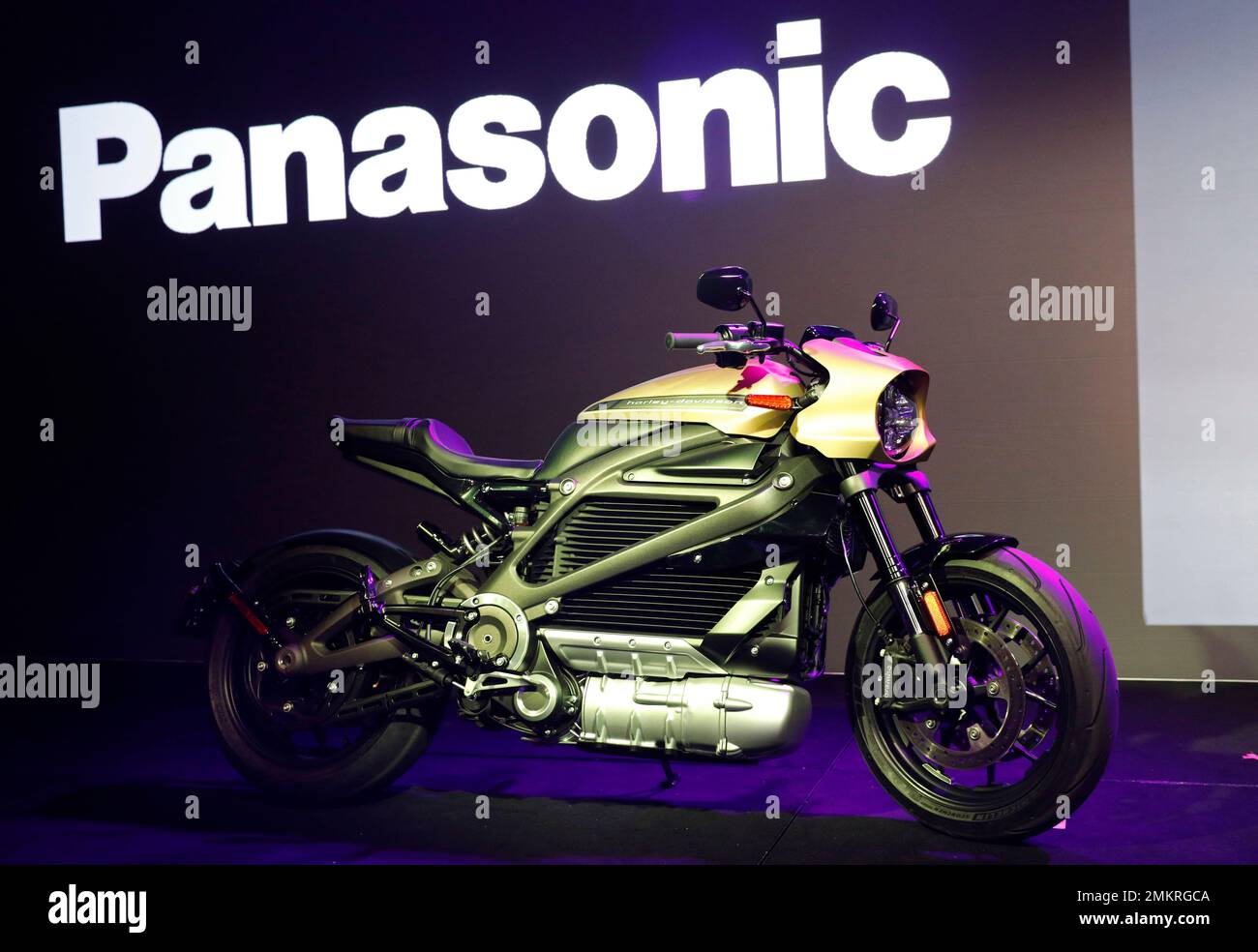 A Harley-Davidson Motorcycles LiveWire electric motorcycle is on ...