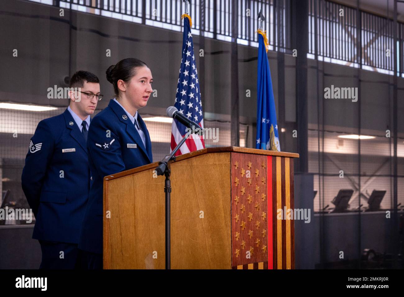 Airman Madison Plangger, 354th Healthcare Operations Squadron medical ...