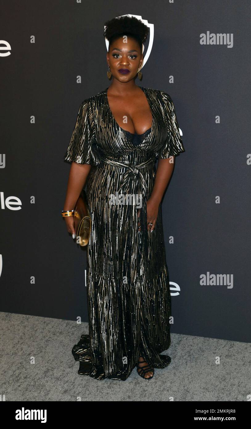 Yaani King Mondschein arrives at the InStyle and Warner Bros. Golden ...