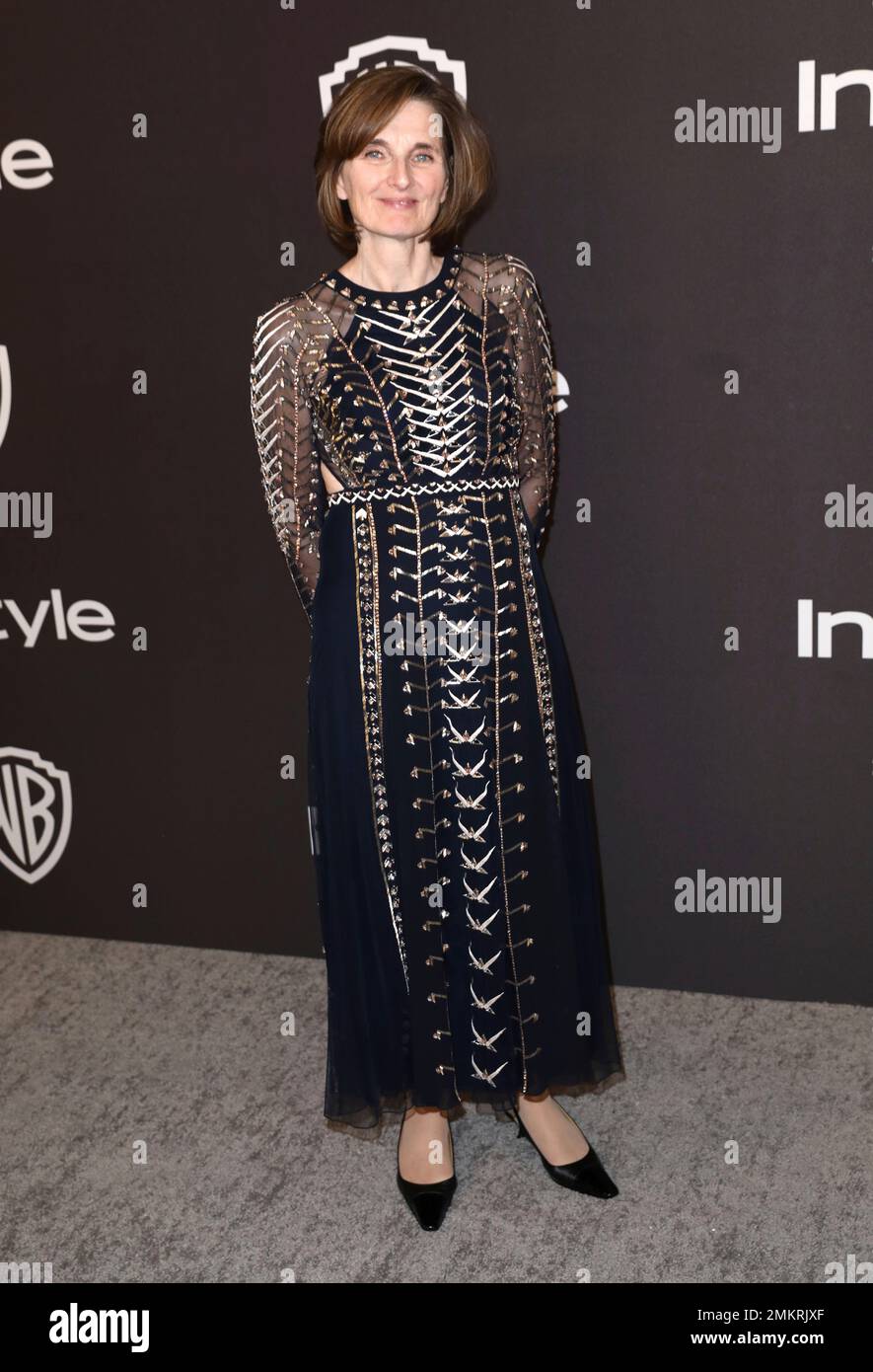 Deborah Davis arrives at the InStyle and Warner Bros. Golden Globes ...