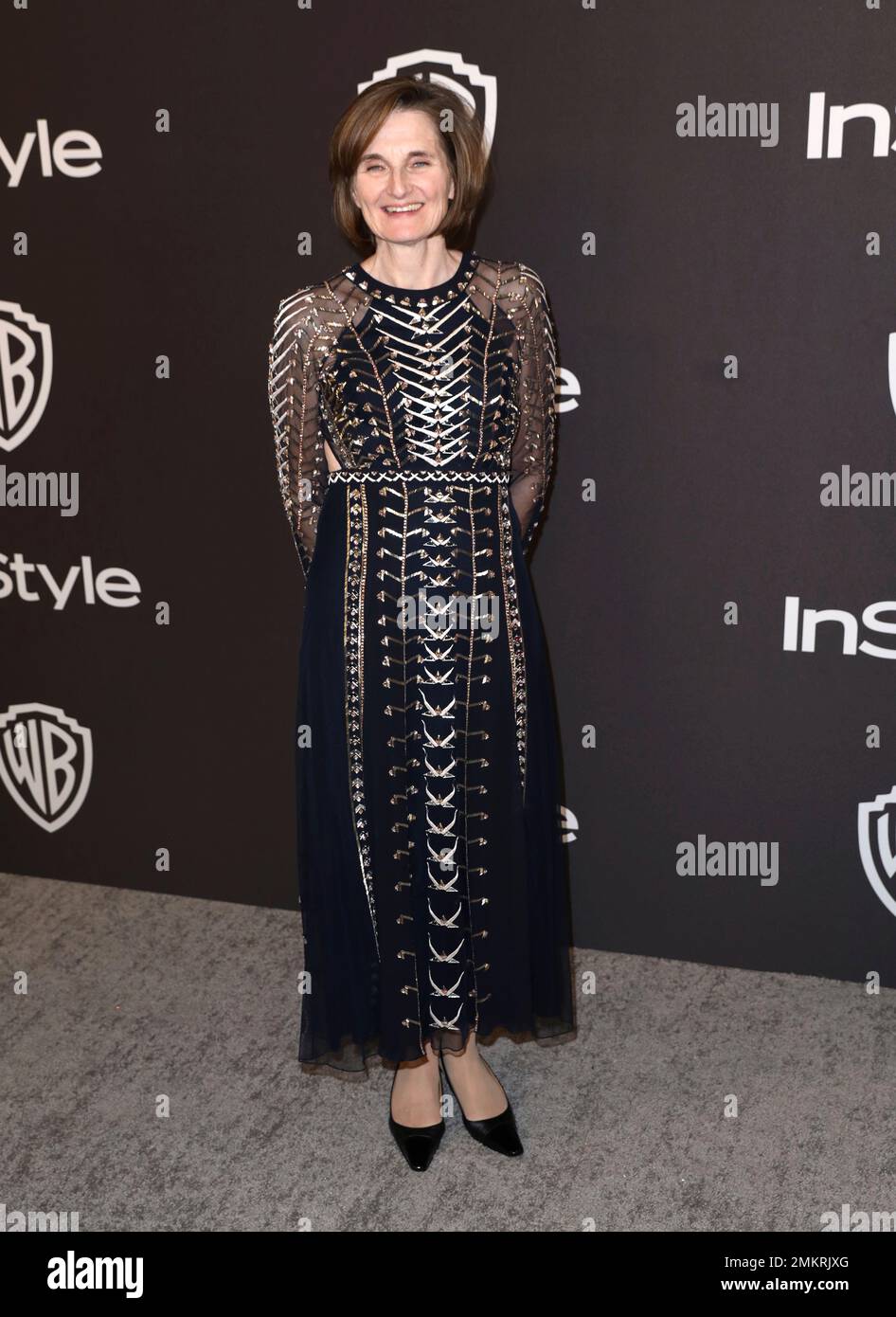Deborah Davis arrives at the InStyle and Warner Bros. Golden Globes ...