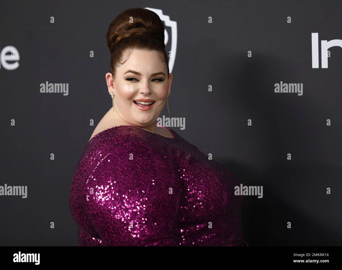 Tess Holliday arrives at the InStyle and Warner Bros. Golden Globes ...