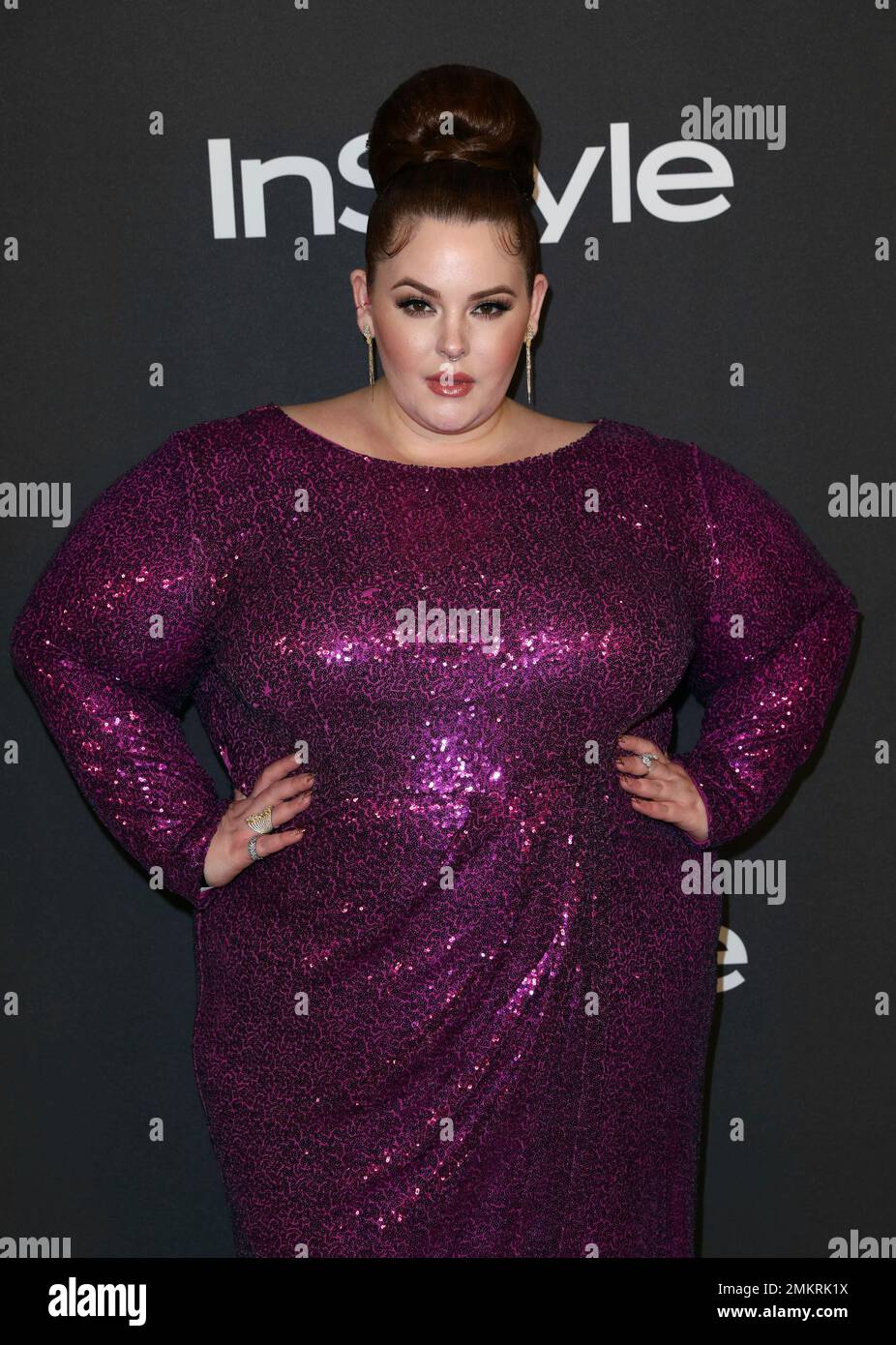 Tess Holliday arrives at the InStyle and Warner Bros. Golden Globes ...