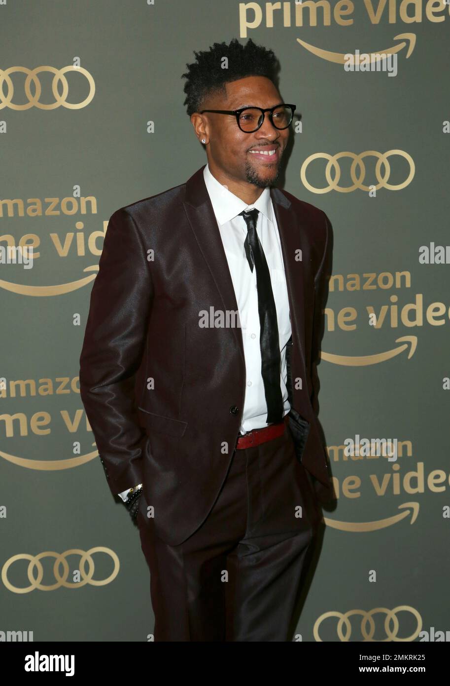 London Brown arrives at the Amazon Golden Globes afterparty at the ...