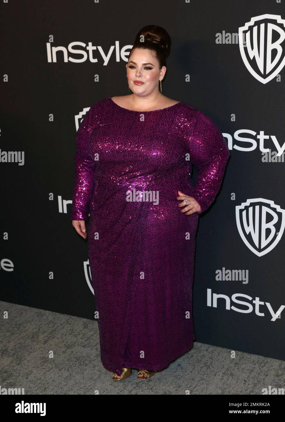 Tess Holliday arrives at the InStyle and Warner Bros. Golden Globes ...