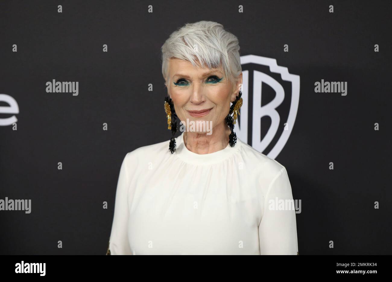 Maye Musk arrives at the InStyle and Warner Bros. Golden Globes ...