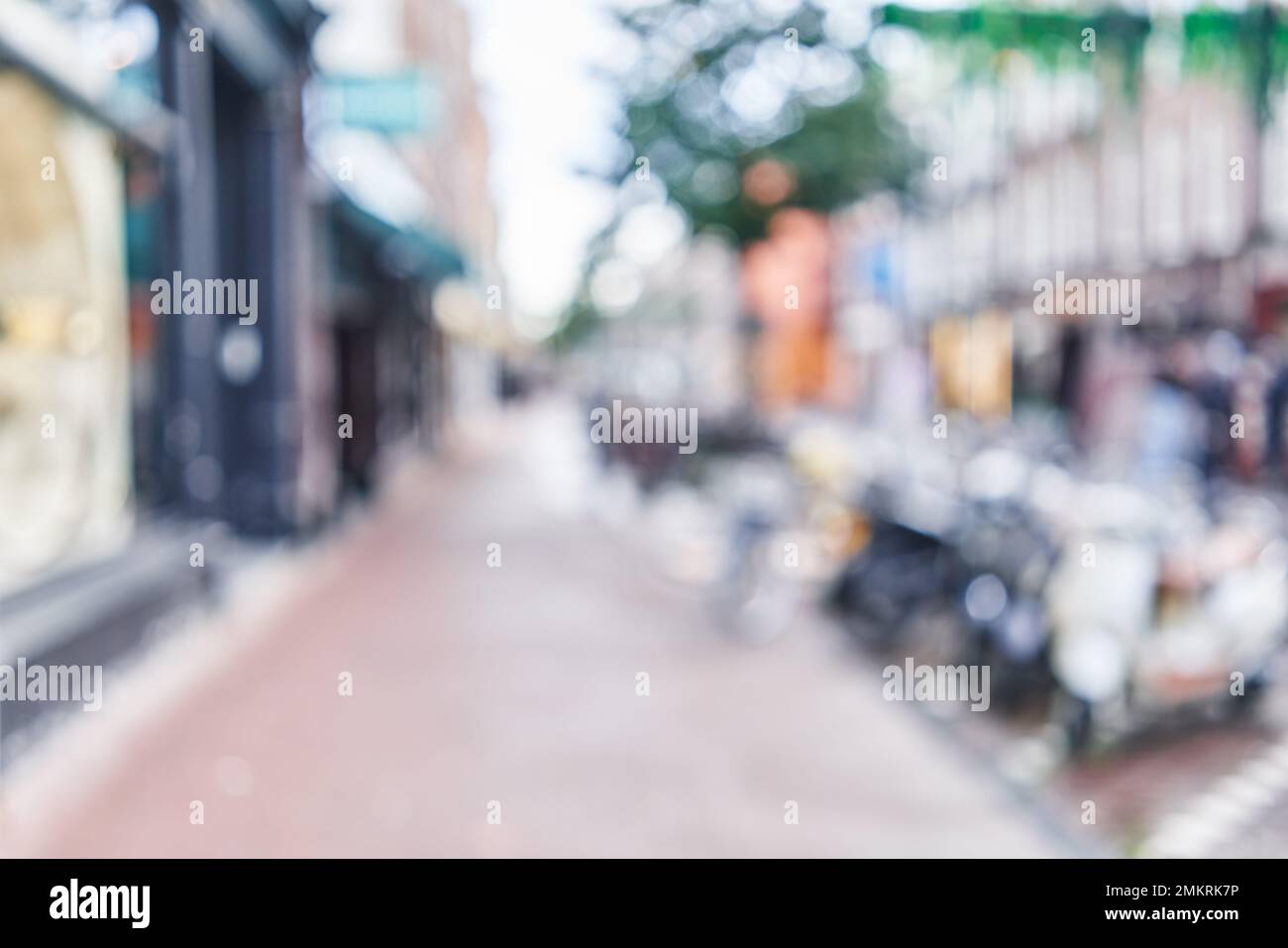 Blurred background of street Stock Photo - Alamy