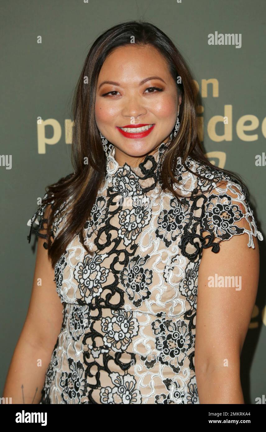 Adele Lim arrives at the Amazon Golden Globes afterparty at the Beverly ...
