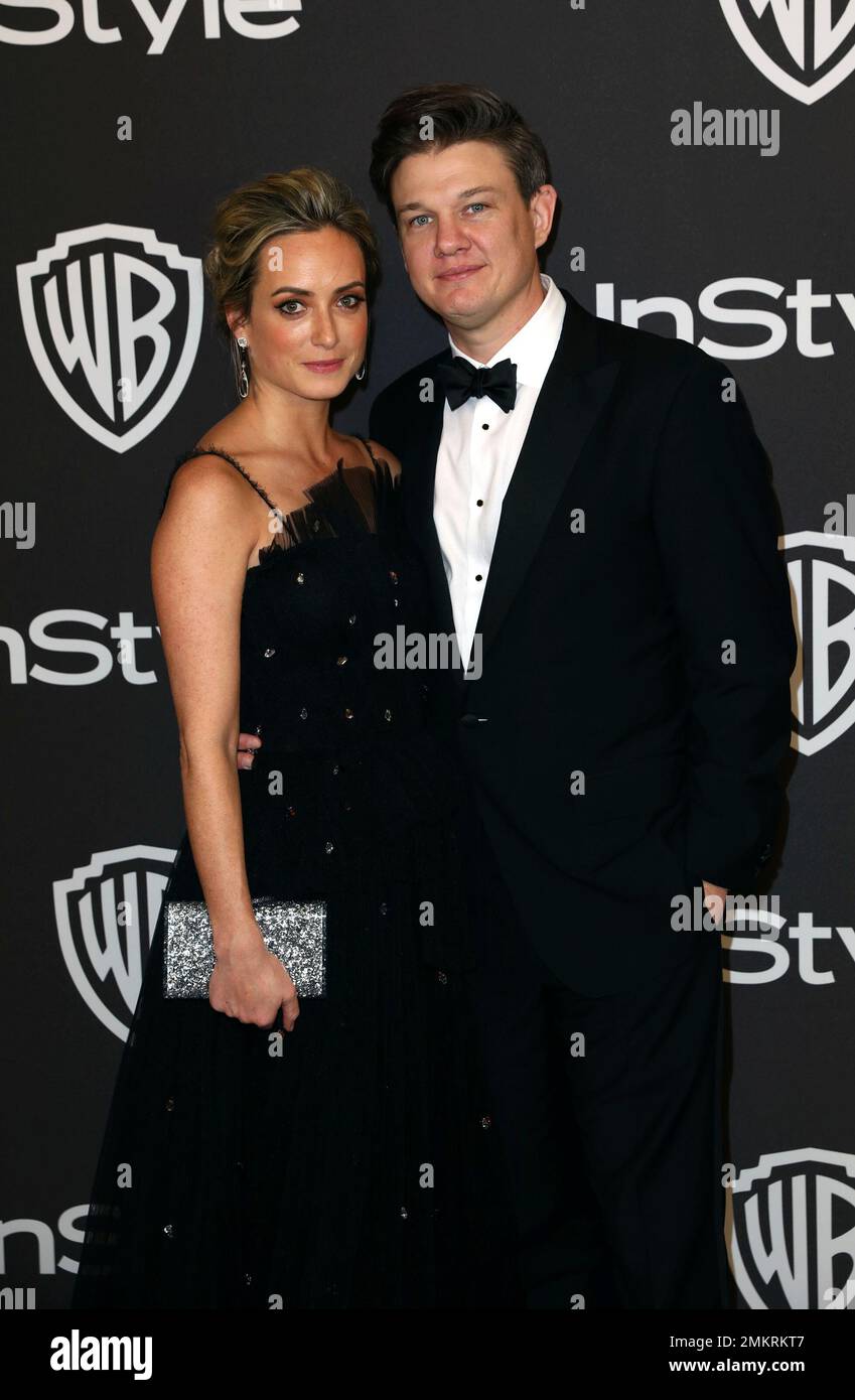 Guerrin Gardner, left, and Brett Johnson arrive at the InStyle and ...