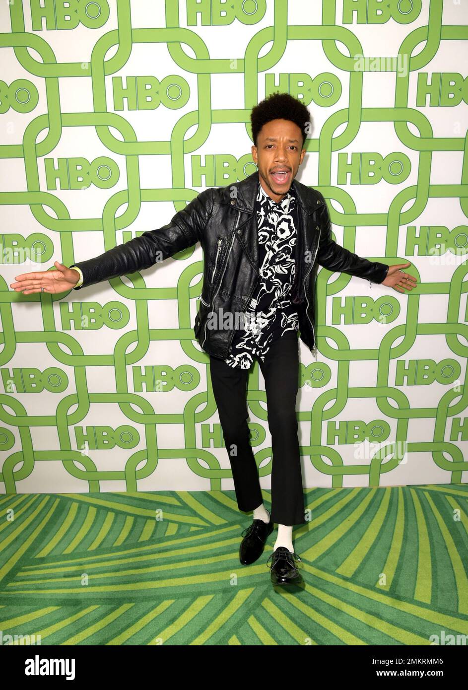 Darrell Britt-Gibson arrives at the HBO Golden Globes afterparty at the ...