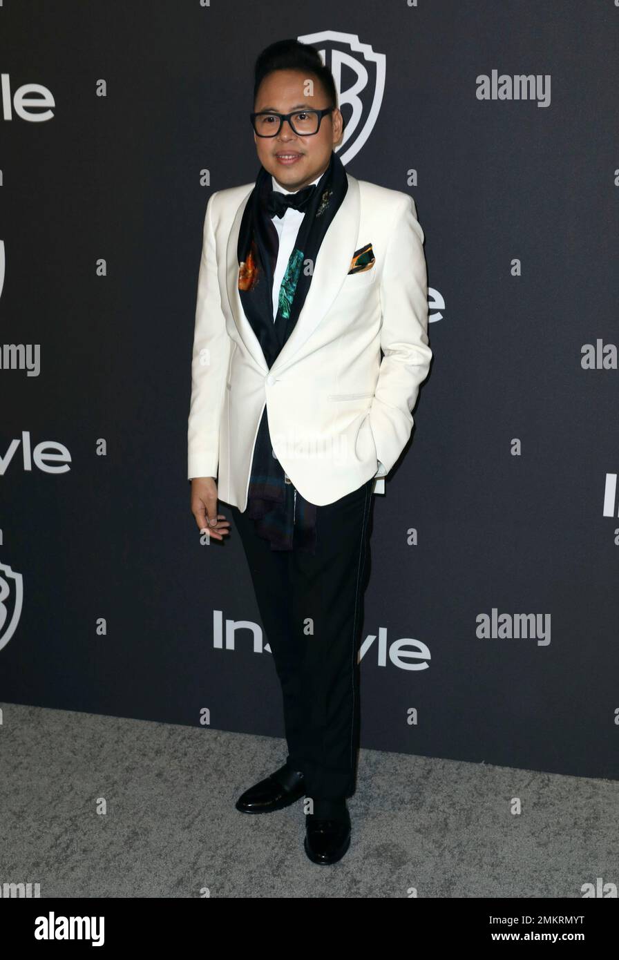 Nico Santos arrives at the InStyle and Warner Bros. Golden Globes ...