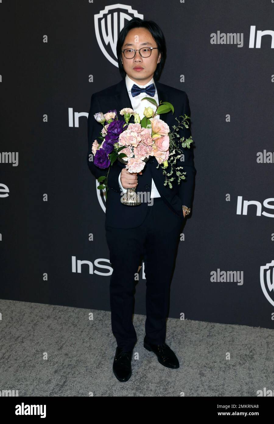 Jimmy O. Yang arrives at the InStyle and Warner Bros. Golden Globes ...