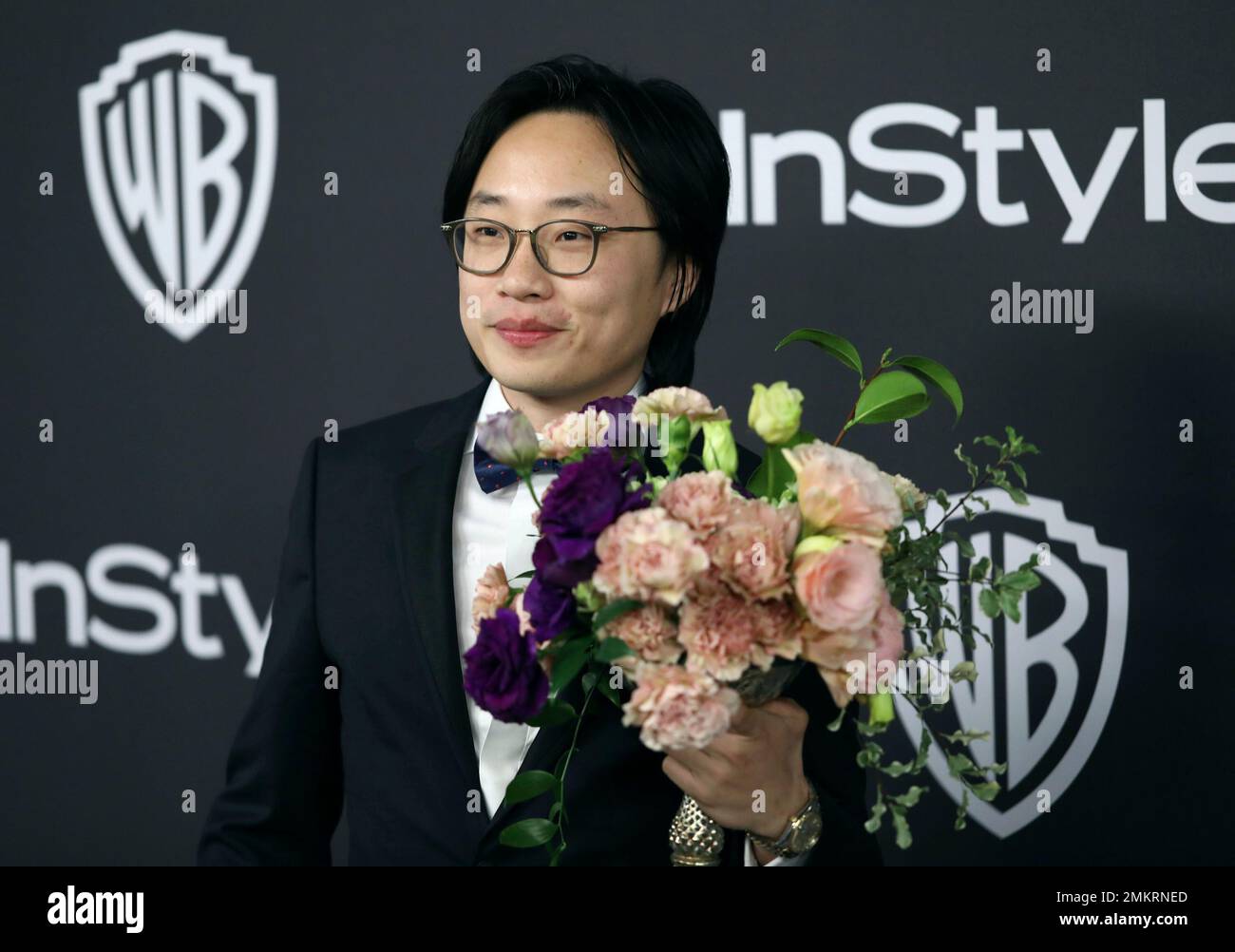 Jimmy O. Yang arrives at the InStyle and Warner Bros. Golden Globes ...