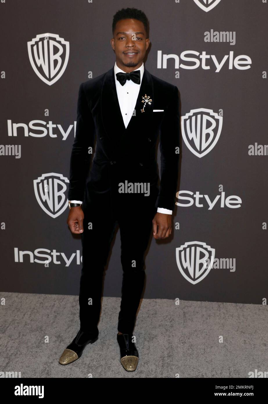 Stephan James arrives at the InStyle and Warner Bros. Golden Globes ...