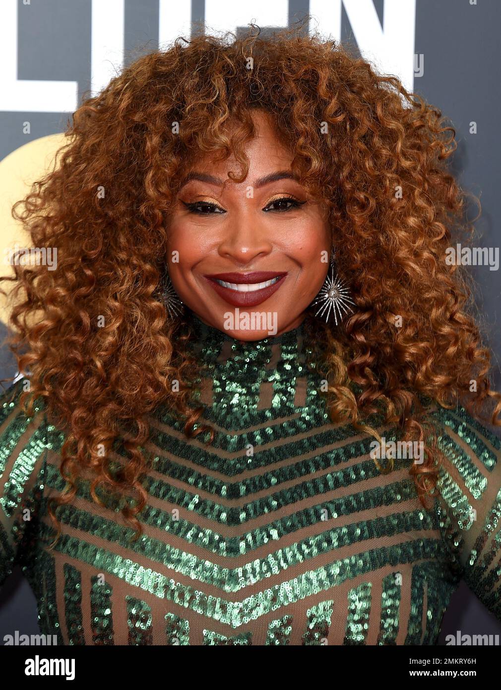 Tanika Ray arrives at the 76th annual Golden Globe Awards at the ...