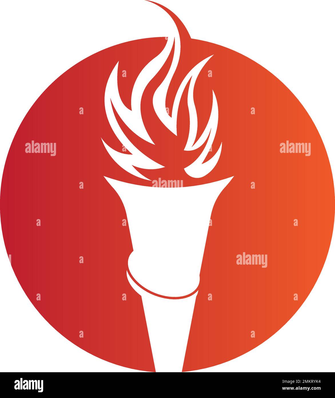 torch icon vector illustration logo design and backgraound Stock Vector ...