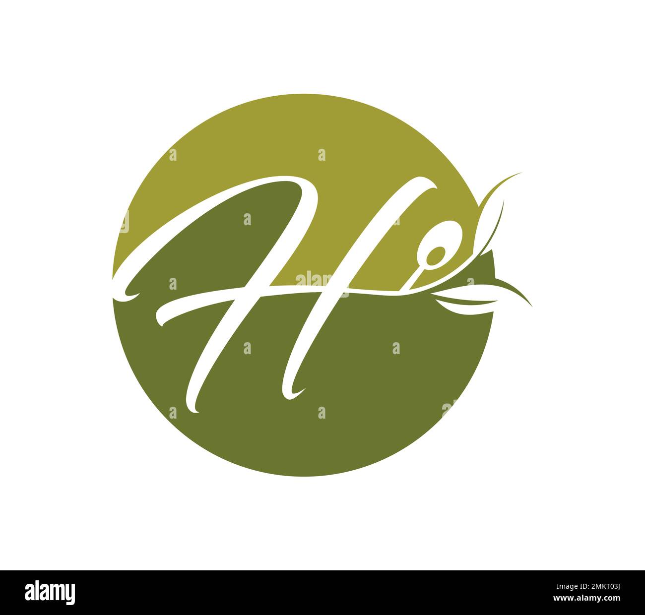 Initial letter h monogram vector vectors hi-res stock photography and ...