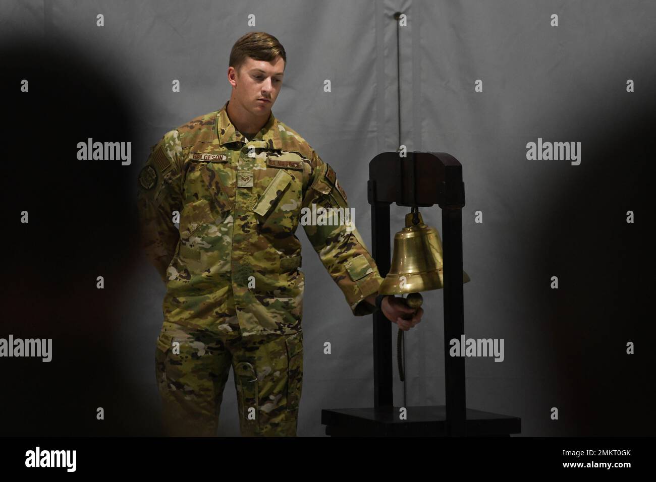 Senior Airman Jason T. Helgeson, a firefighter assigned to the 380th ...