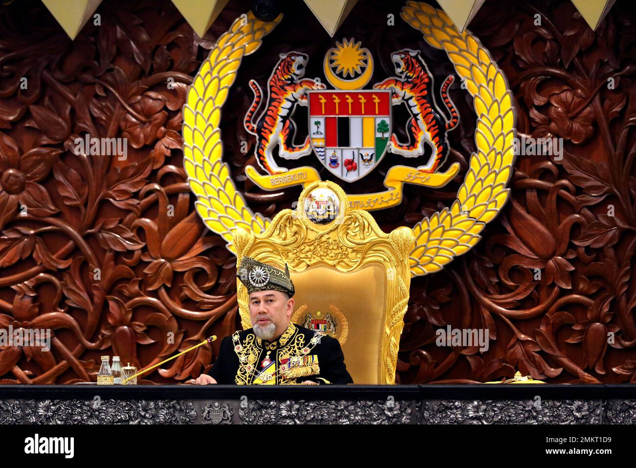 FILE - In this July 17, 2018, file photo, Malaysia King Sultan Muhammad ...