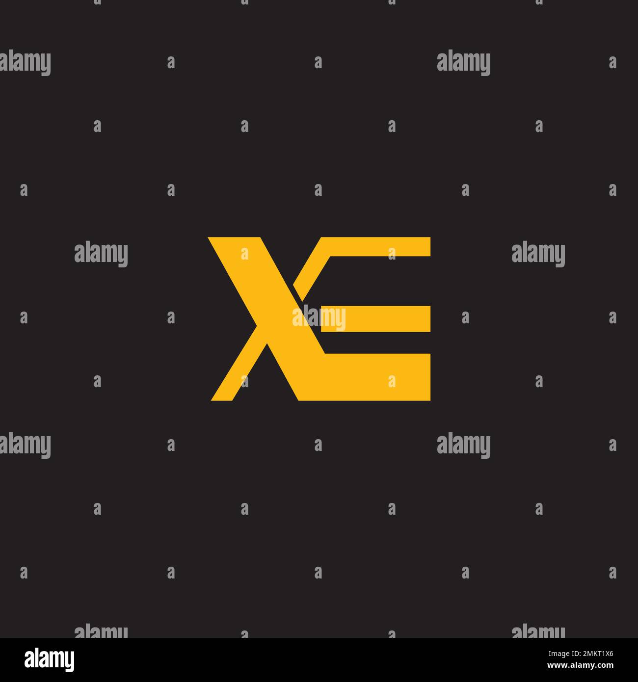 letter XE . logo vector illustration abstract design Stock Vector Image ...